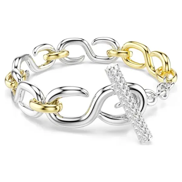 SWAROVSKI Dextera Bracelet With Emerald And Crystal Accents - White