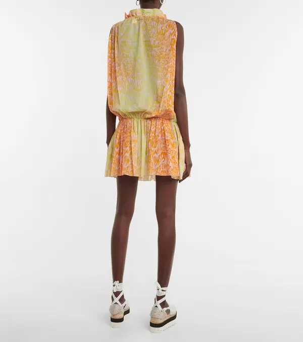 Stella McCartney Printed Cotton Minidress