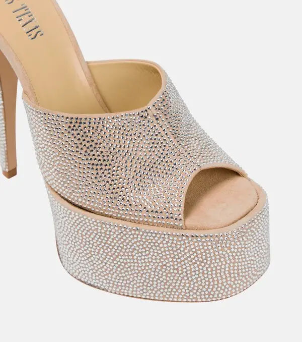 Paris Texas Holly Marina Embellished Sandals - Purple