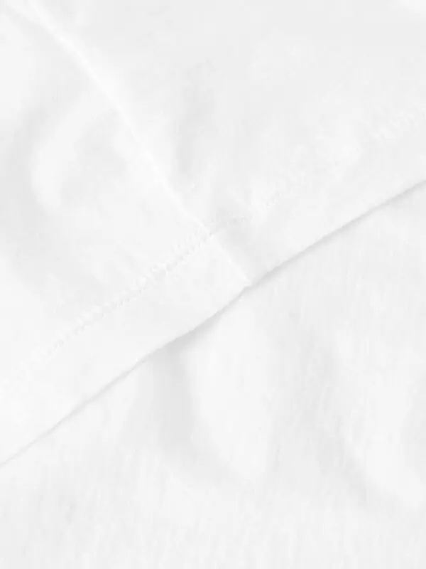JAMES PERSE Luxe Lotus Slim-fit Cotton-jersey T-shirt - White