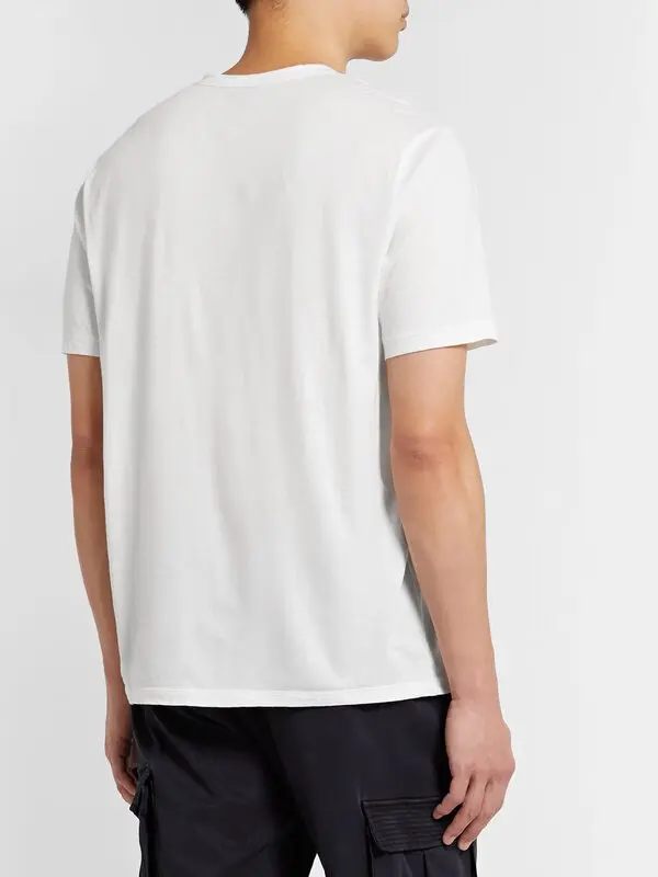 JAMES PERSE Luxe Lotus Slim-fit Cotton-jersey T-shirt - White