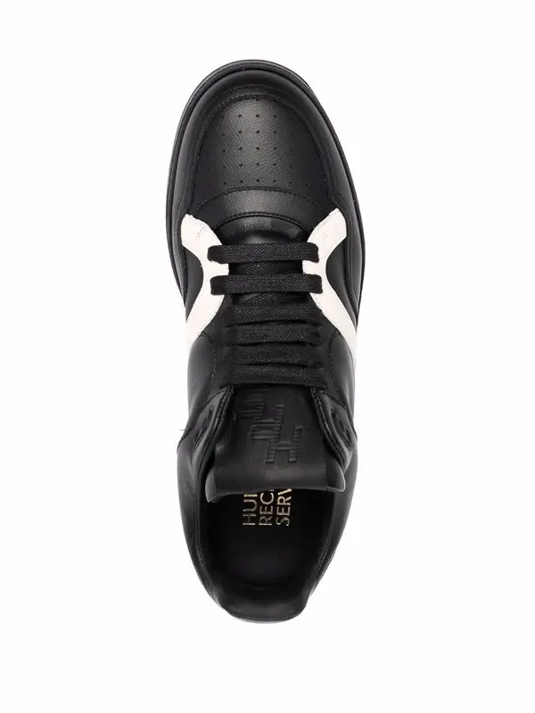 HUMAN RECREATIONAL SERVICES Two-tone Leather Sneakers