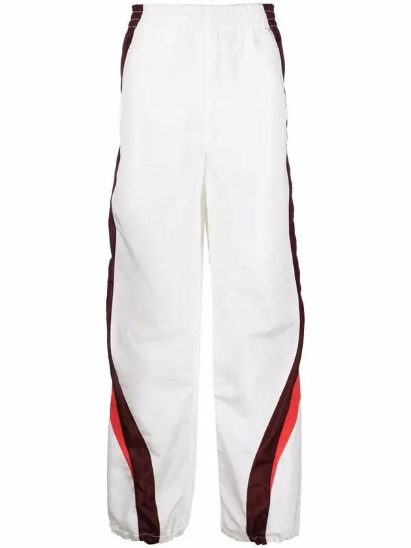 MARINE SERRE Side-stripe Track Pants