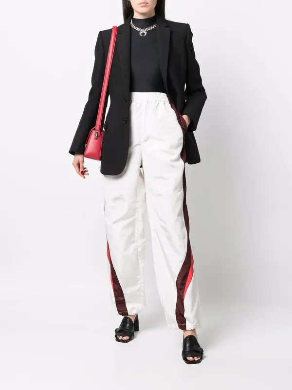 MARINE SERRE Side-stripe Track Pants