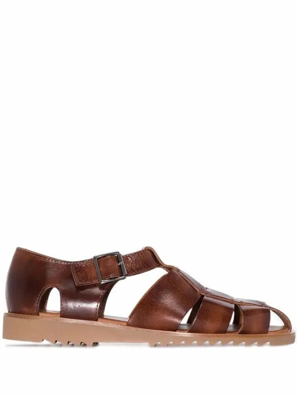 Paraboot Pacific Leather Sandals - Brown