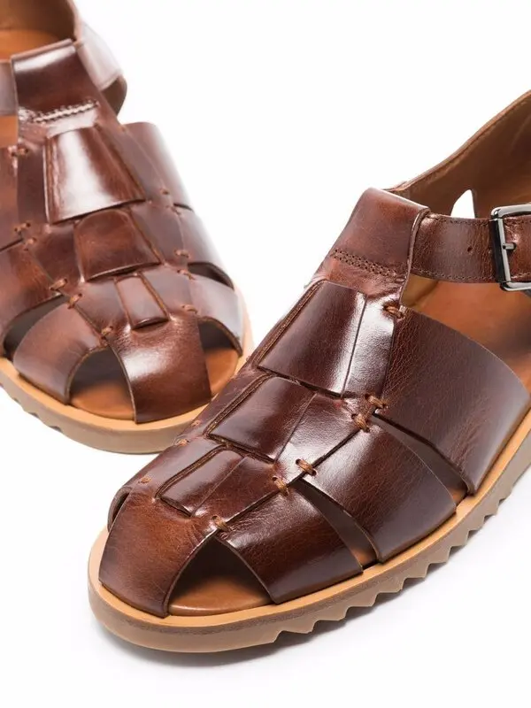 Paraboot Pacific Leather Sandals - Brown