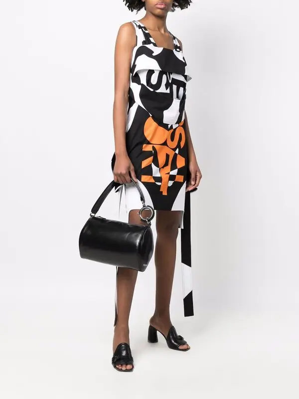 Burberry Panelled Graphic Print Mini Dress