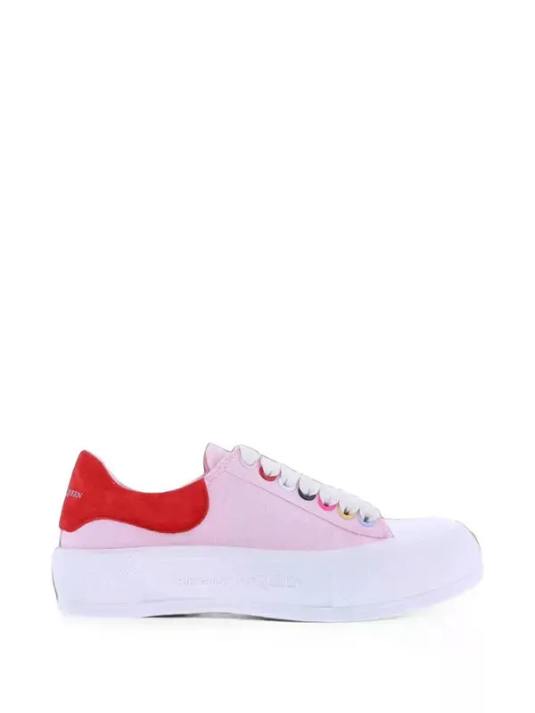 Alexander McQueen Low-top Canvas Sneakers - Pink