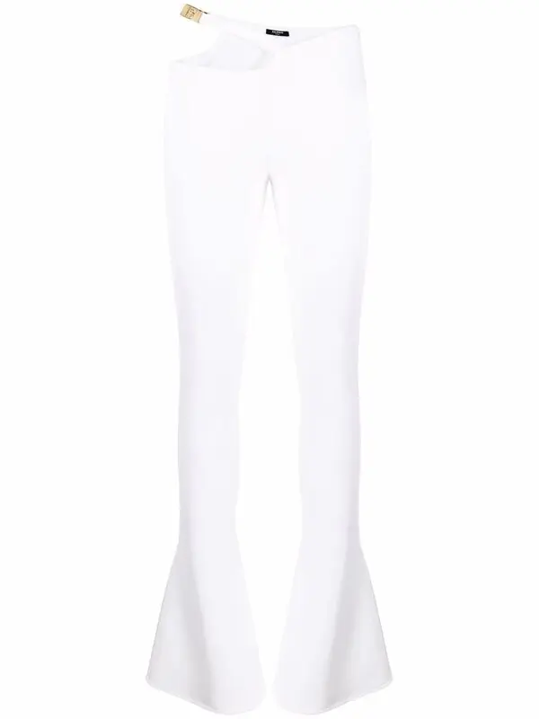 Balmain Cut-out Bootcut Leggings
