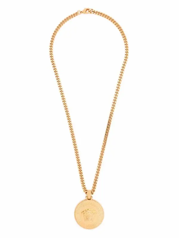 Versace Medusa Biggie Necklace - Gold | Editorialist