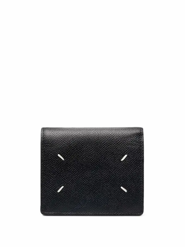 MAISON MARGIELA Four-stitch Leather Wallet - Black
