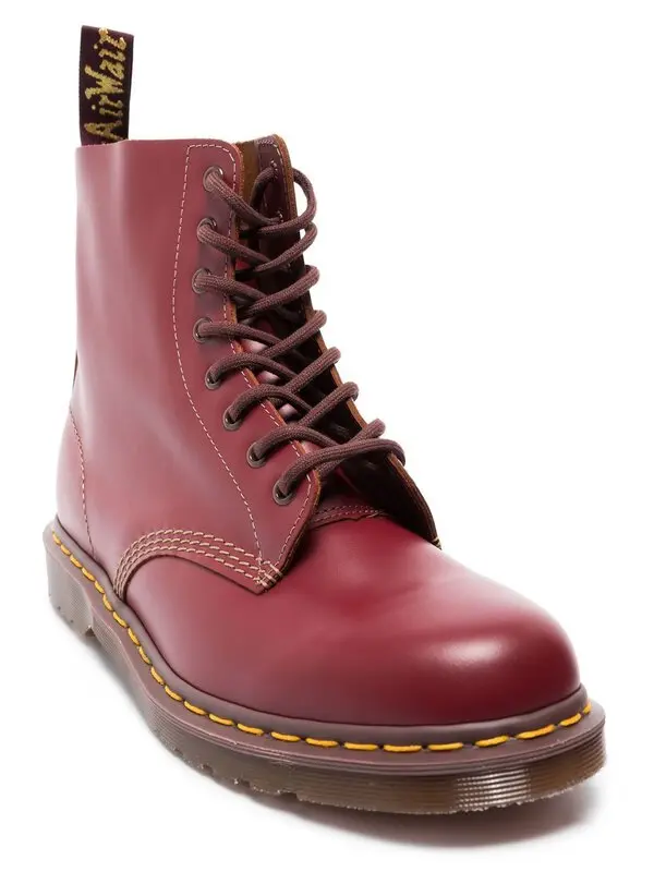Dr. Martens 1460 Leather Ankle Boots - Red
