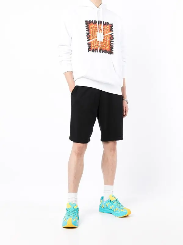 COUNTY OF MILAN Marcelo Burlon Slogan-print Drawstring Hoodie