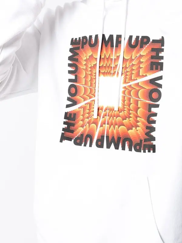 COUNTY OF MILAN Marcelo Burlon Slogan-print Drawstring Hoodie
