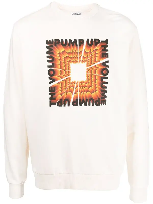 COUNTY OF MILAN Slogan-print Cotton Sweatshirt