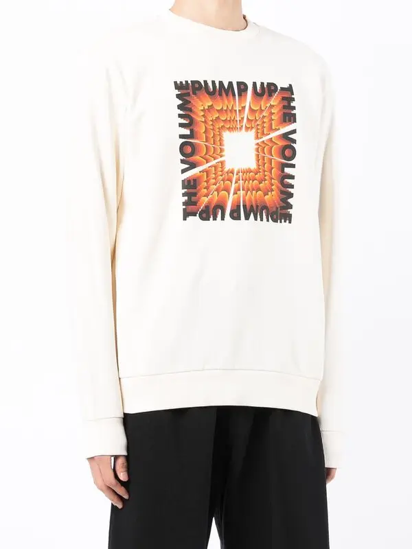 COUNTY OF MILAN Slogan-print Cotton Sweatshirt