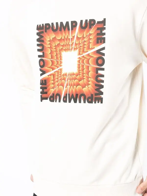 COUNTY OF MILAN Slogan-print Cotton Sweatshirt