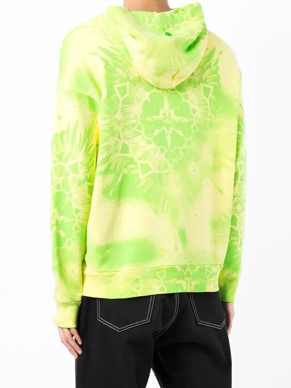 COUNTY OF MILAN Marcelo Burlon Tie-dye Cotton Hoodie