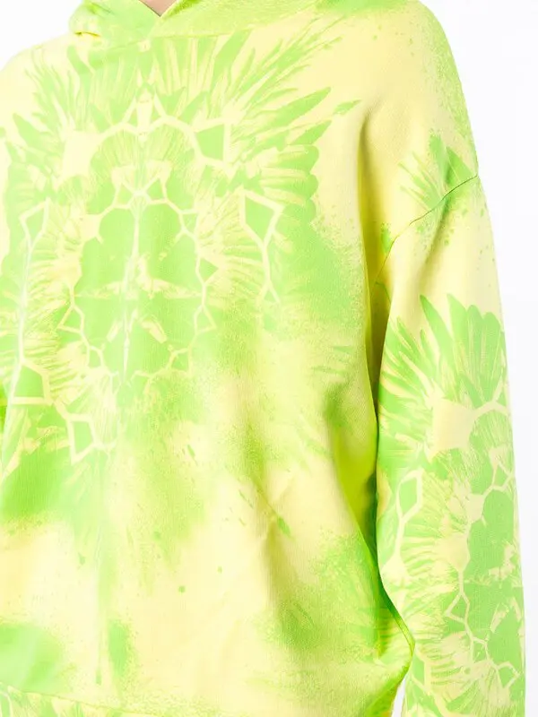 COUNTY OF MILAN Marcelo Burlon Tie-dye Cotton Hoodie