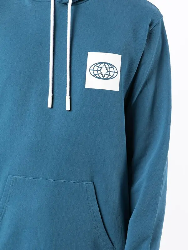 COUNTY OF MILAN Logo-print Drawstring Hoodie