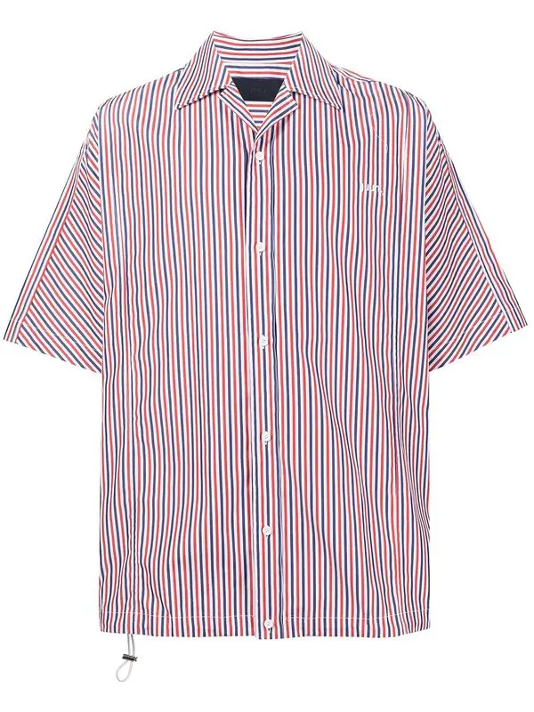 JUUN.J Striped Short-sleeve Shirt