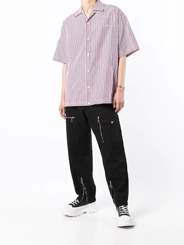 JUUN.J Striped Short-sleeve Shirt