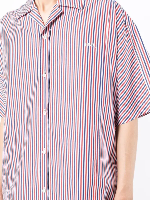 JUUN.J Striped Short-sleeve Shirt