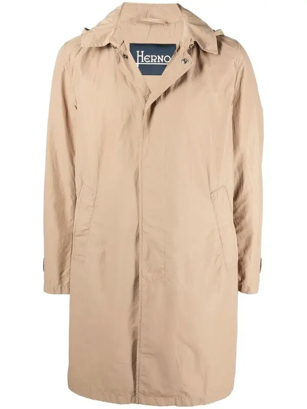 Herno Hooded Cotton Parka Coat