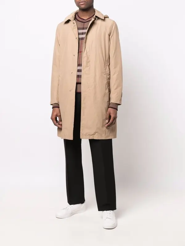Herno Hooded Cotton Parka Coat