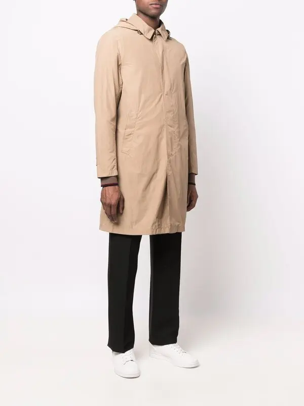 Herno Hooded Cotton Parka Coat