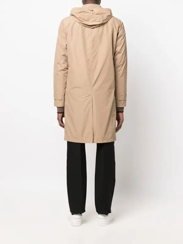 Herno Hooded Cotton Parka Coat