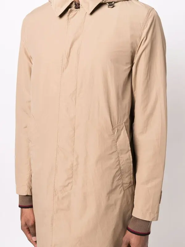 Herno Hooded Cotton Parka Coat