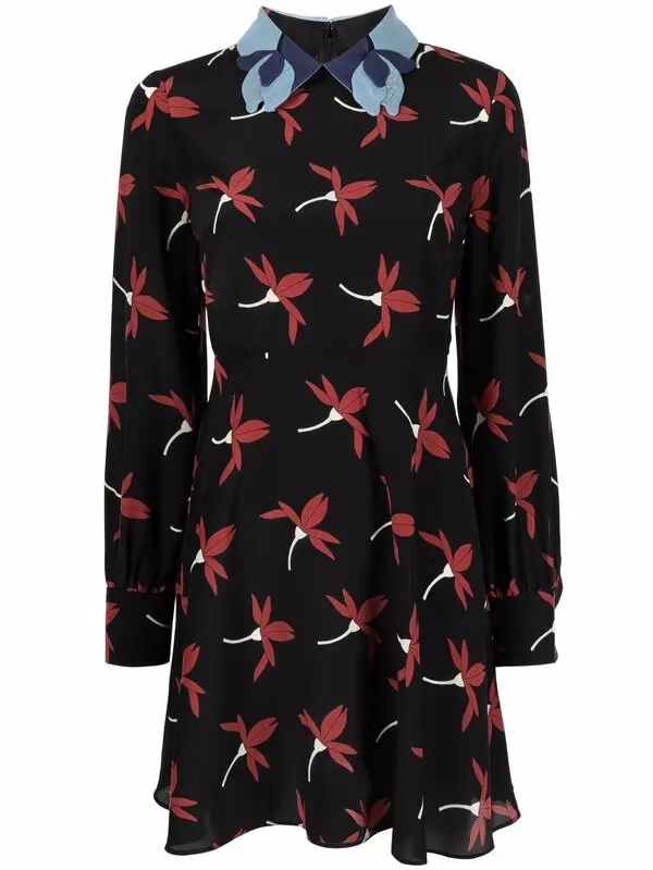 green emerald velvet dress Red Valentino Embroidered Flower Lace Dress – Runway Catalog