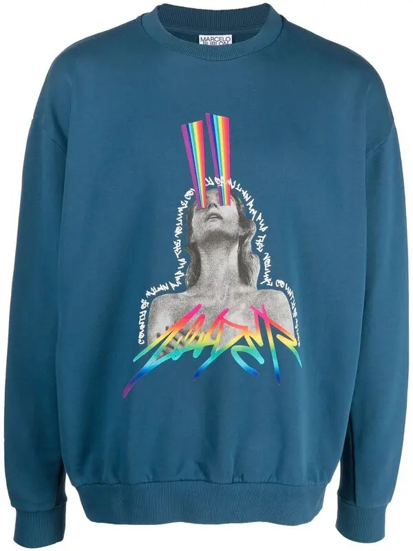 COUNTY OF MILAN Graphic Print Sweatshirt