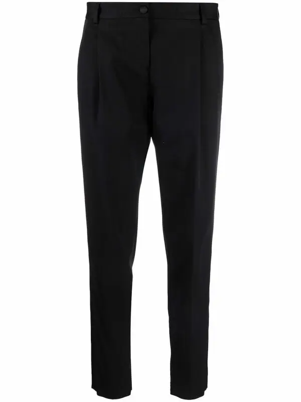 Dolce & Gabbana Tailored Mid-rise Trousers - Black