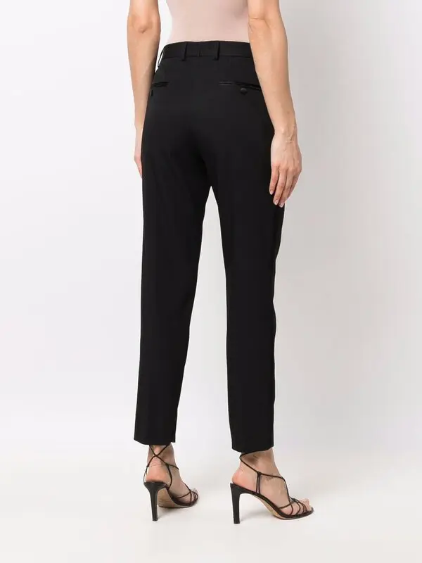 Dolce & Gabbana Tailored Mid-rise Trousers - Black