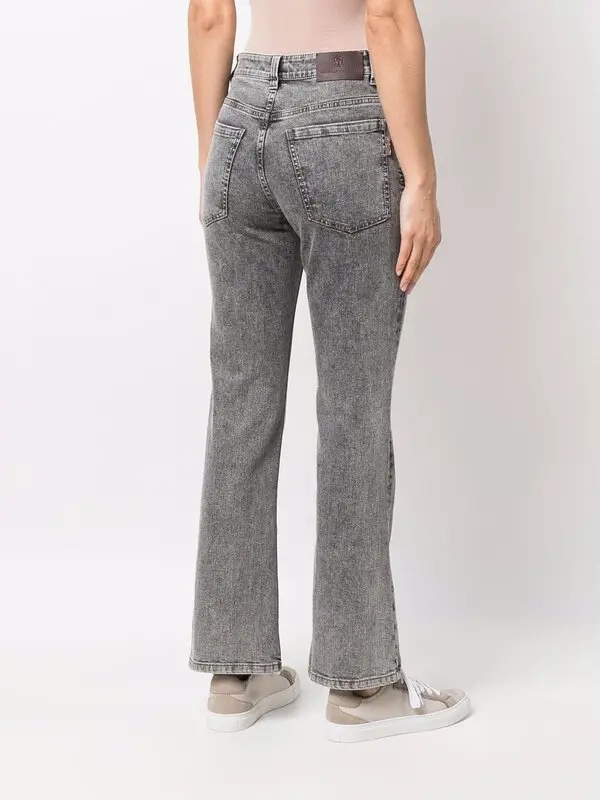 Brunello Cucinelli Mid-rise Flared Jeans