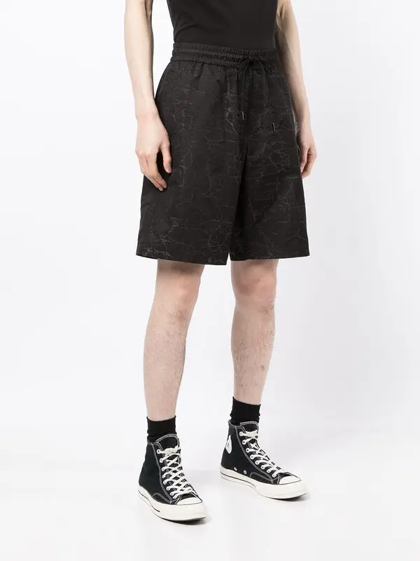 PORTS V All-over Logo Print Shorts
