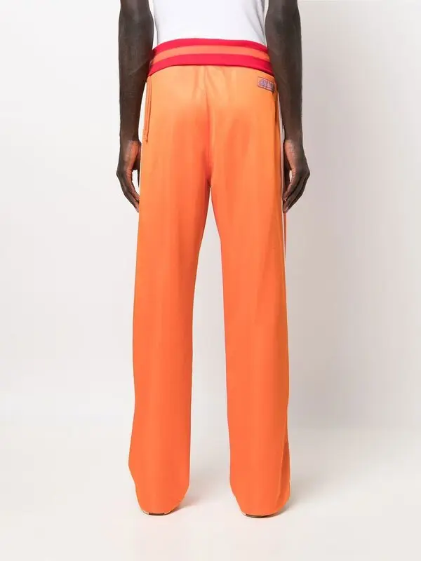 DIESEL® High-waisted Straight-leg Track Pants