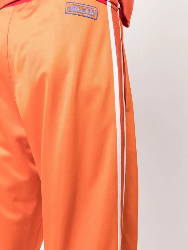 DIESEL® High-waisted Straight-leg Track Pants