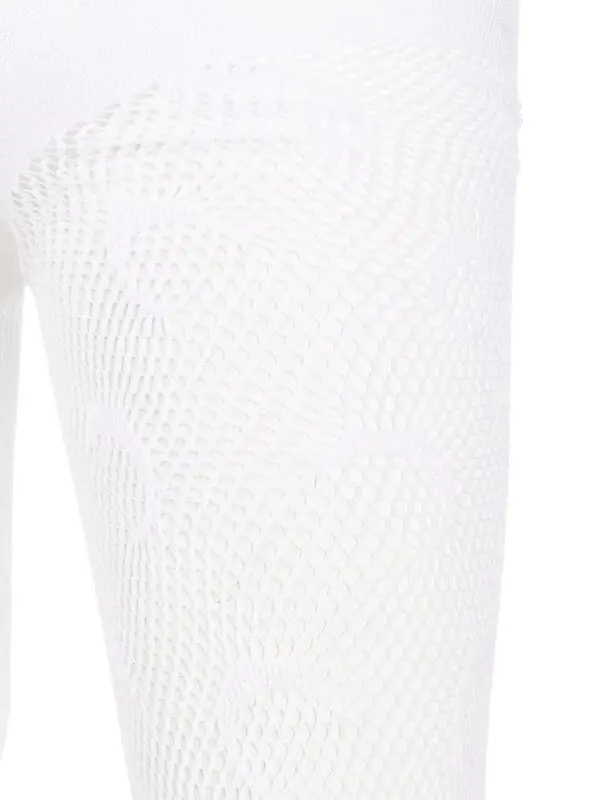 MARINE SERRE Moon Fishnet Tights