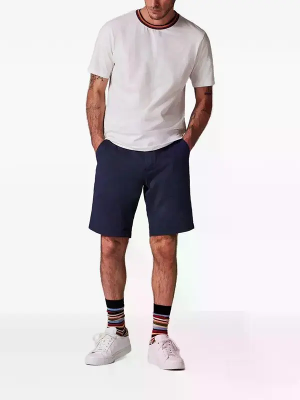Paul Smith Contrast-trim T-shirt - White