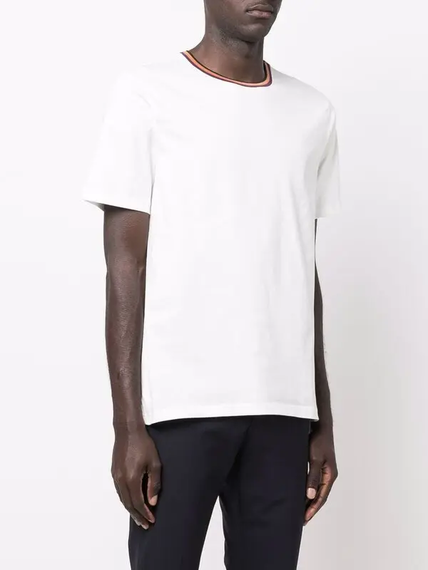 Paul Smith Contrast-trim T-shirt - White