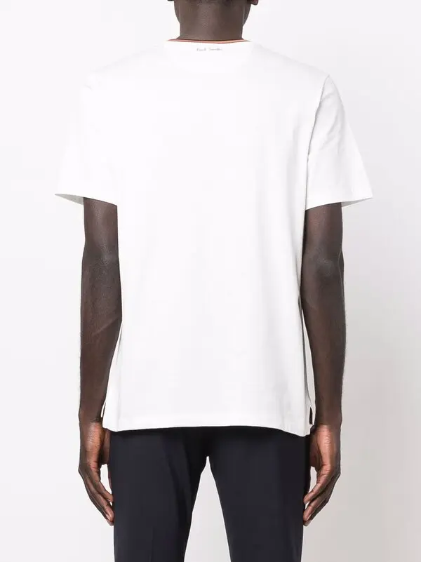 Paul Smith Contrast-trim T-shirt - White