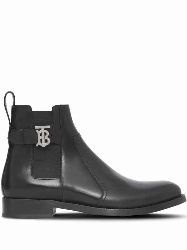 Burberry Luke Monogram-motif Chelsea Boots