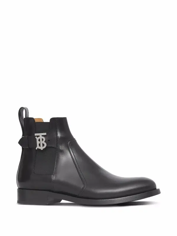 Burberry Luke Monogram-motif Chelsea Boots