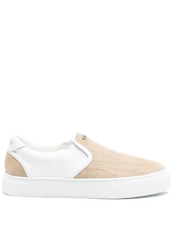 HIDE&JACK Fuji Croco Sneakers - Neutrals