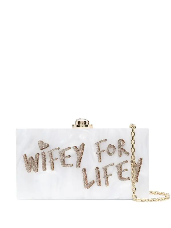 SOPHIA WEBSTER Cleo Wifey Box Clutch