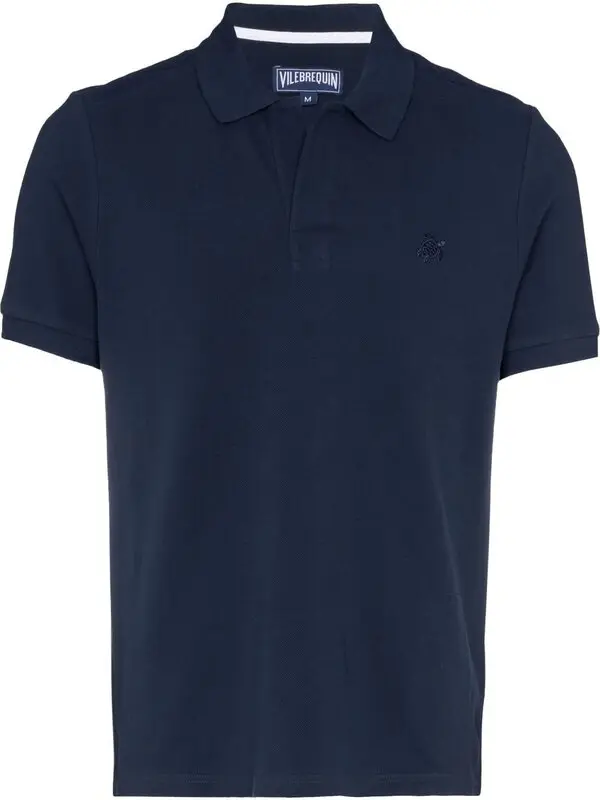 Vilebrequin Palatin Cotton Polo Shirt - Blue