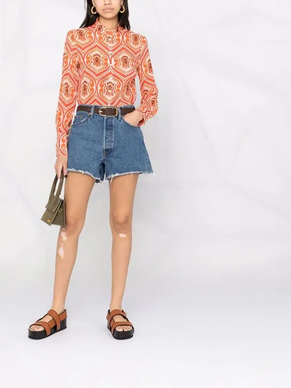 RE/DONE 90s High-waist Denim Shorts